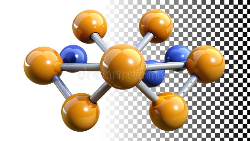 Molecular Model for Science Education and Chemistry Study Png ...