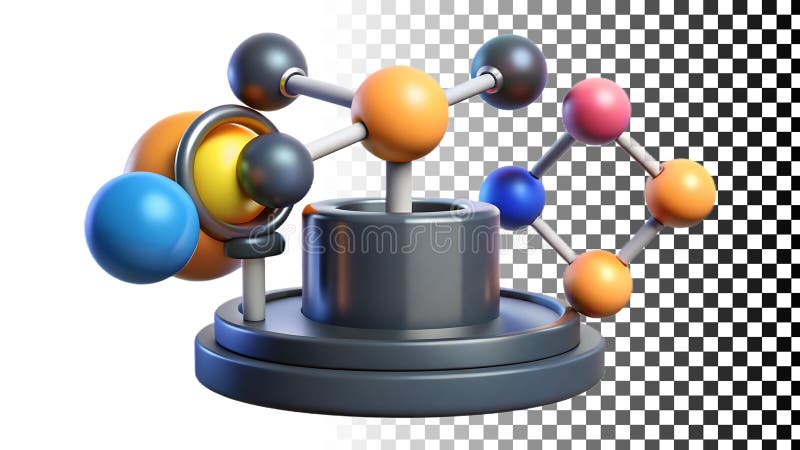 Molecular Model for Science Education and Chemistry Study Png ...