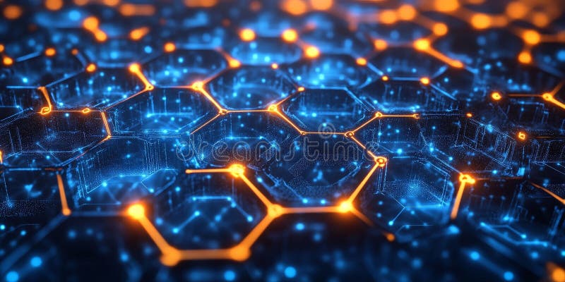 Molecular Network and Connections - Advanced Scientific Representation ...