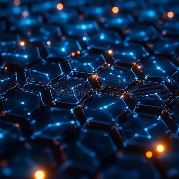 Molecular Network and Connections - Advanced Scientific Representation ...