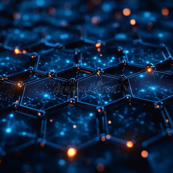 Molecular Network and Connections - Advanced Scientific Representation ...