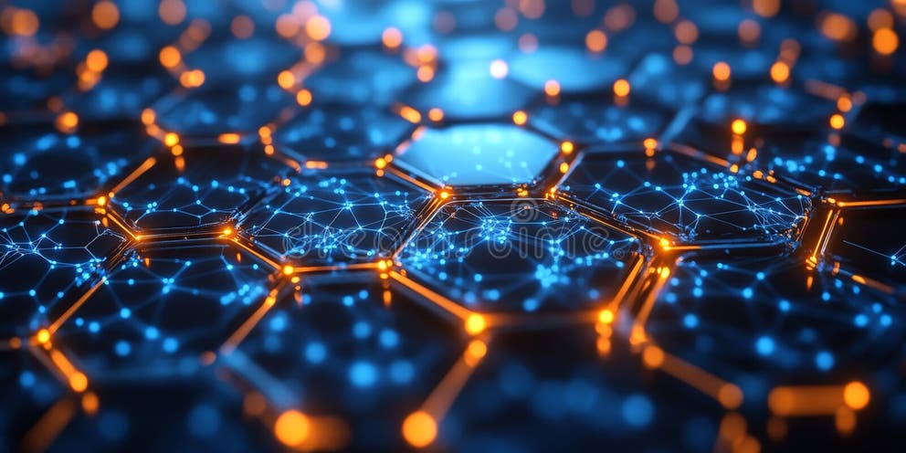 Molecular Network and Connections - Advanced Scientific Representation ...