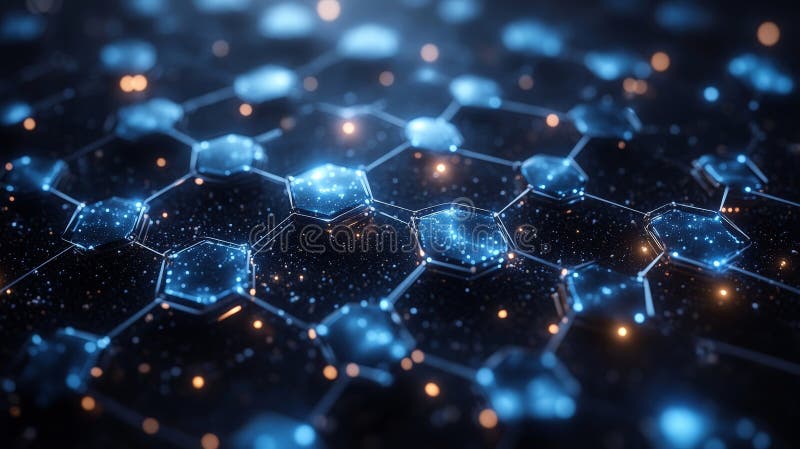 Molecular Network and Connections - Advanced Scientific Representation ...