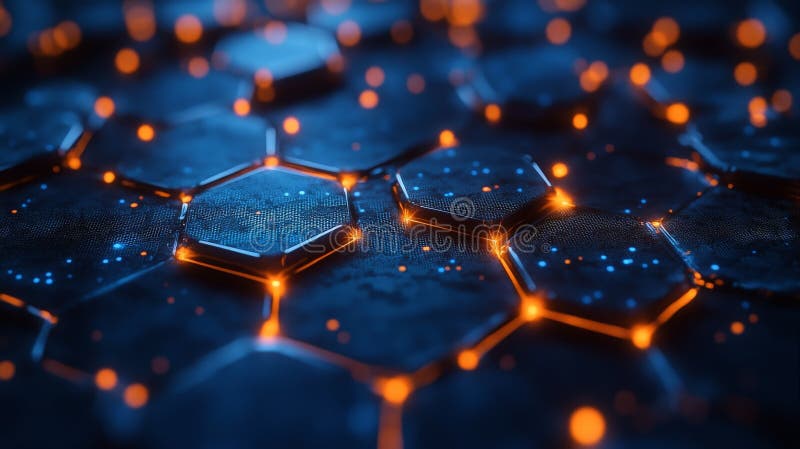 Molecular Network and Connections - Advanced Scientific Representation ...