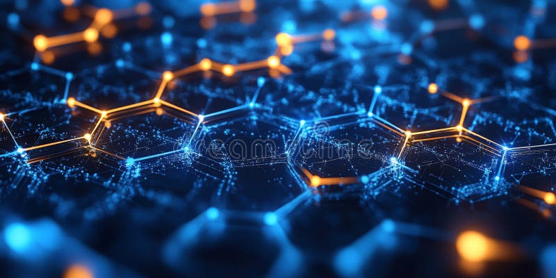 Molecular Network and Connections - Advanced Scientific Representation ...