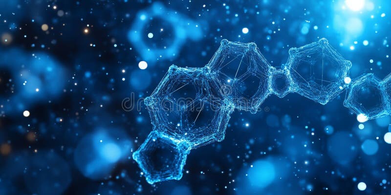 Molecular Network and Connections - Advanced Scientific Representation ...