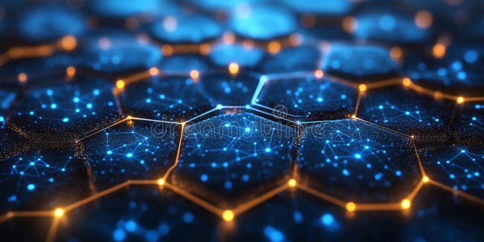 Molecular Network and Connections - Advanced Scientific Representation ...