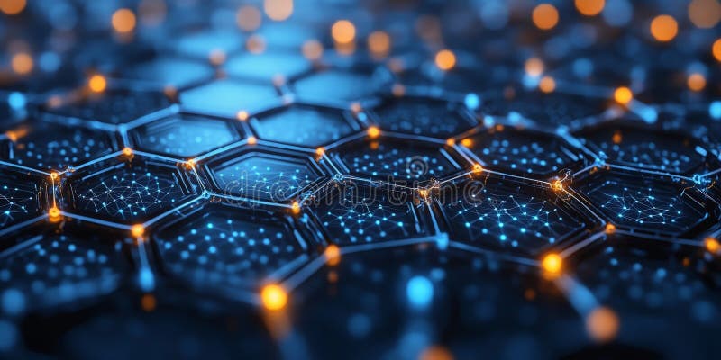 Molecular Network and Connections - Advanced Scientific Representation ...