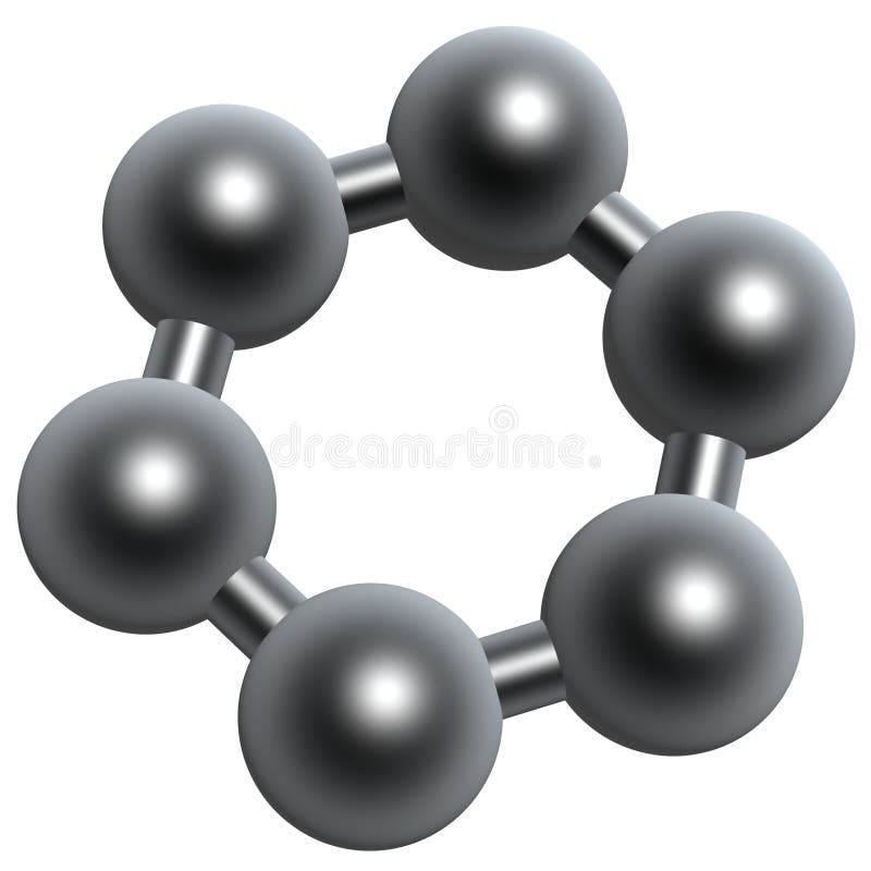 Molecular Structure Scientific Square Template Stock Vector ...