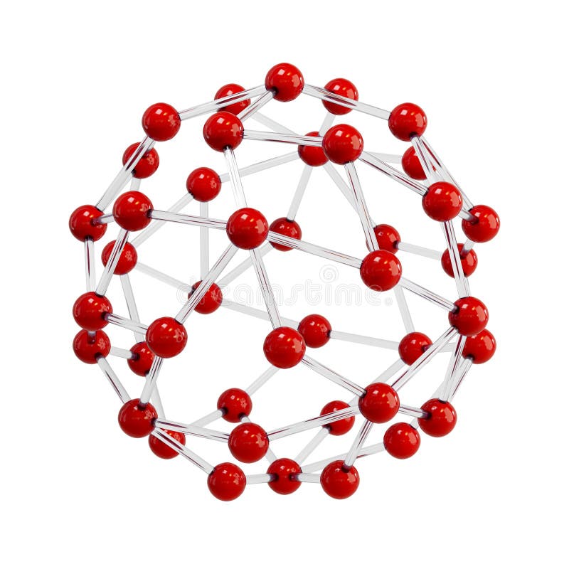 Molecular sphere stock photo. Image of abstract, chemistry - 54893734