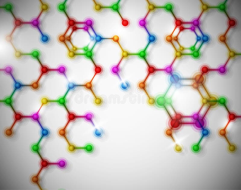 Molecular structure stock vector. Illustration of evolution - 23900819