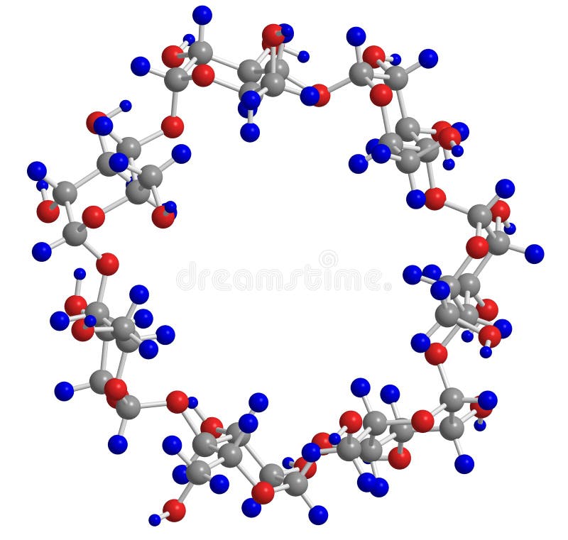 Molecular structure stock illustration. Illustration of particle - 6435763