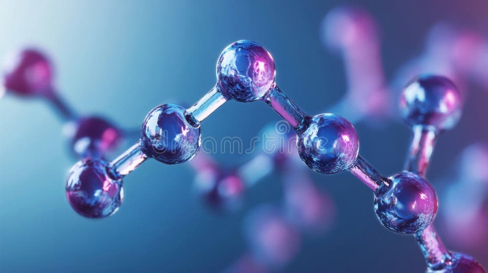 Molecular Structure Abstract Art Science Image Stock Illustration ...