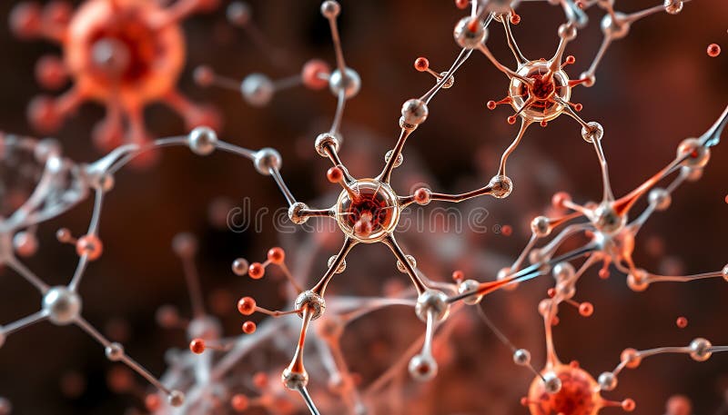 Molecular Structure Abstract, Science Chemistry Design, Stock Photo ...