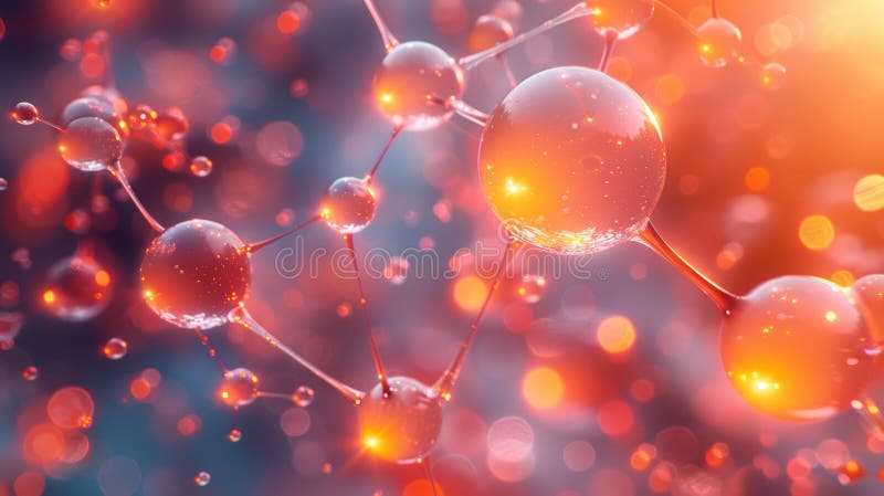 Molecular Structure of Argon Atom for Science and Education Generative AI Stock Illustration ...