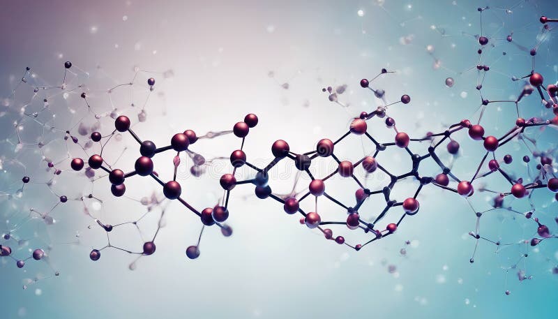 Molecular Structure Background Science Template Wallpaper or Banner ...