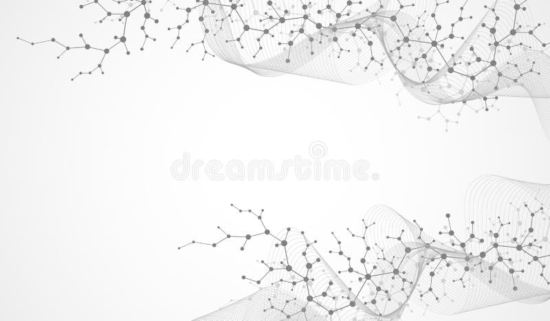 Molecular Structure Background. Science Template Wallpaper or Banner ...