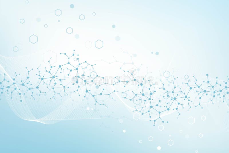 Molecular Structure Background. Science Template Wallpaper or Banner ...