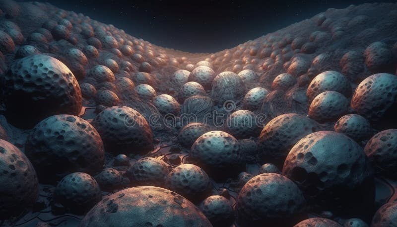 Molecular Structure of Cancer Cell Magnified at High Scale ...