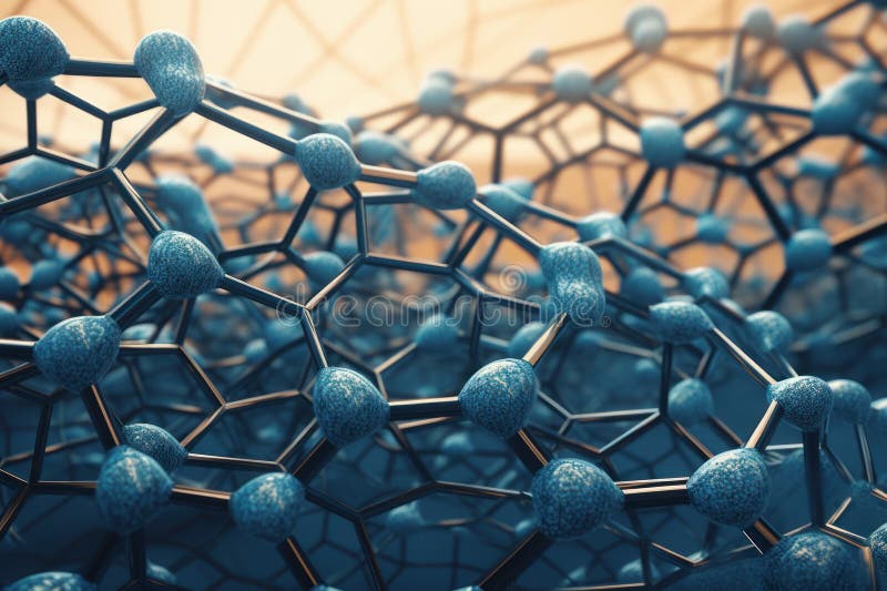 Molecular Structure Cell. Generate Ai Stock Illustration - Illustration ...