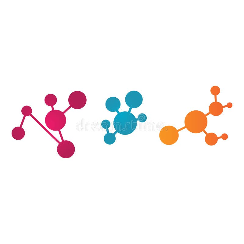 Molecular Structure Chemical Atoms Vector Stock Vector - Illustration ...