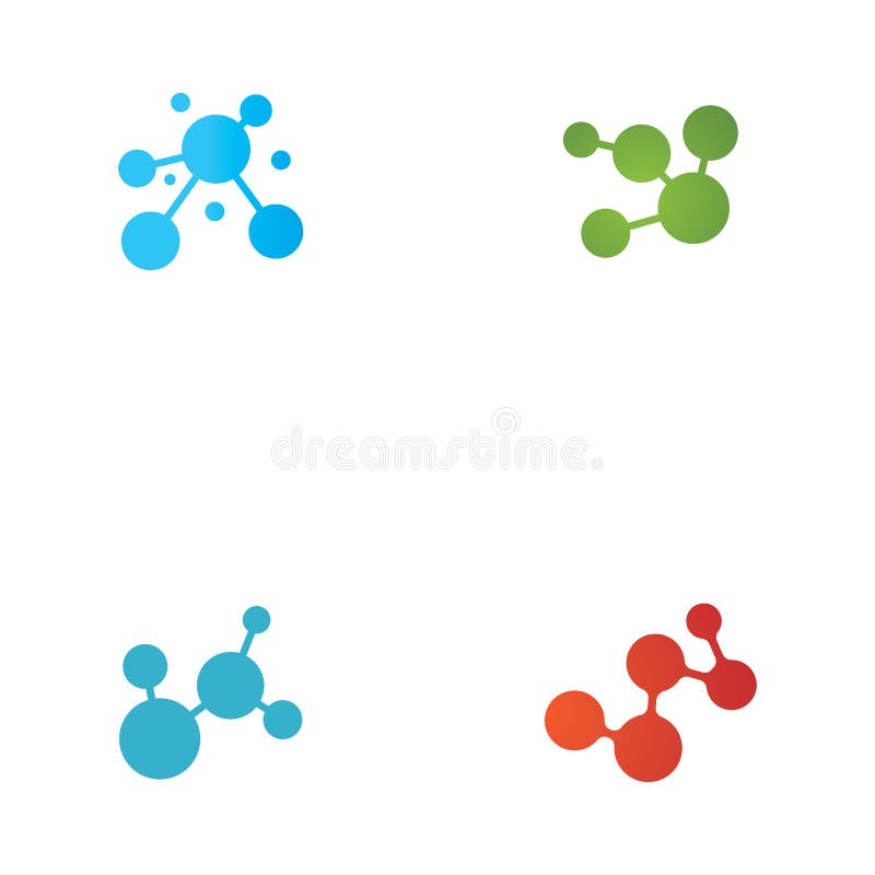 Molecular Structure Chemical Atoms Vector Stock Vector - Illustration ...