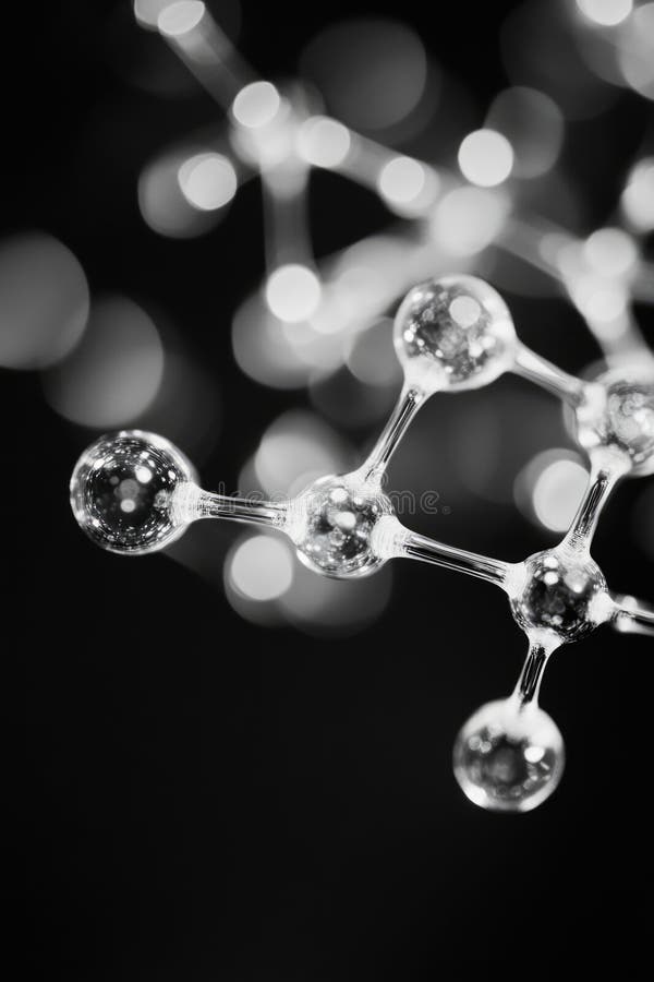 Molecular Structure stock photo. Image of biology, generated - 363412490