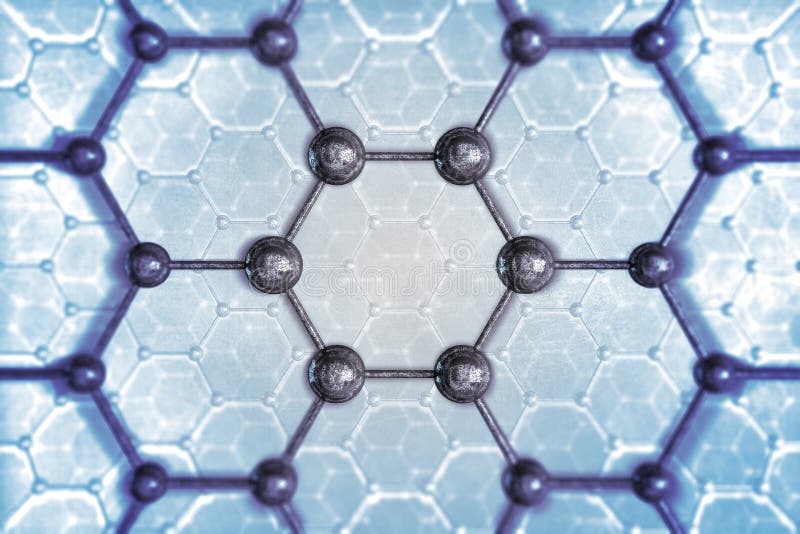 Molecular Structure stock image. Image of hexagon, science - 36703403