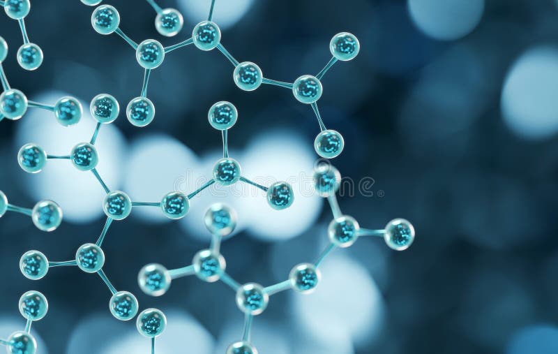 Molecular Structure Chemical Science Formula Soft Focus Abstract ...