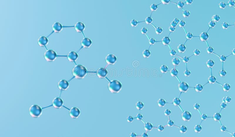 Molecular Structure Chemical Science Formula Soft Focus Abstract ...