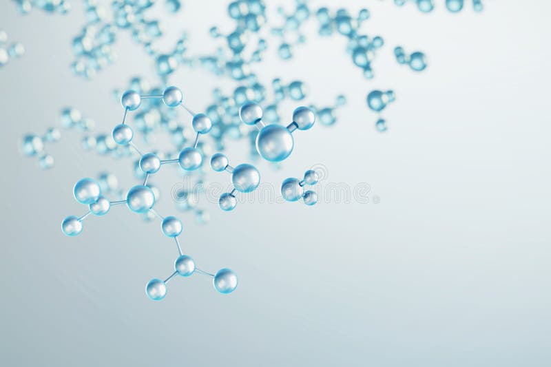 Molecular Structure Chemical Science Formula Soft Focus Abstract ...