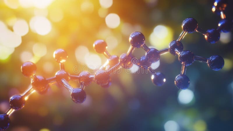 Molecular Structure of Citicoline Enhancing Mental Clarity Stock ...