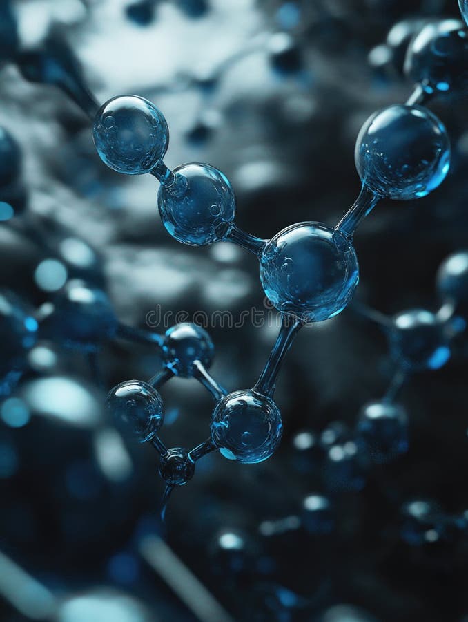Molecular Structure stock illustration. Illustration of molecule ...