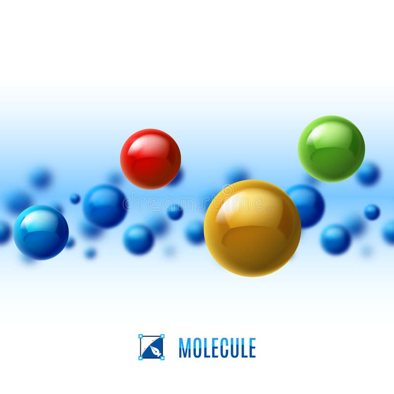 Molecular structure stock vector. Illustration of microscopic - 54896602