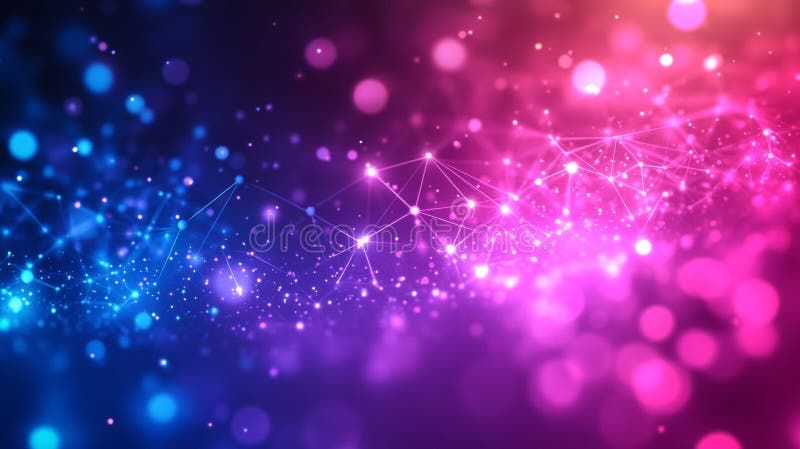 Molecular Structure, Connected Spheres on Blue and Purple, Science ...