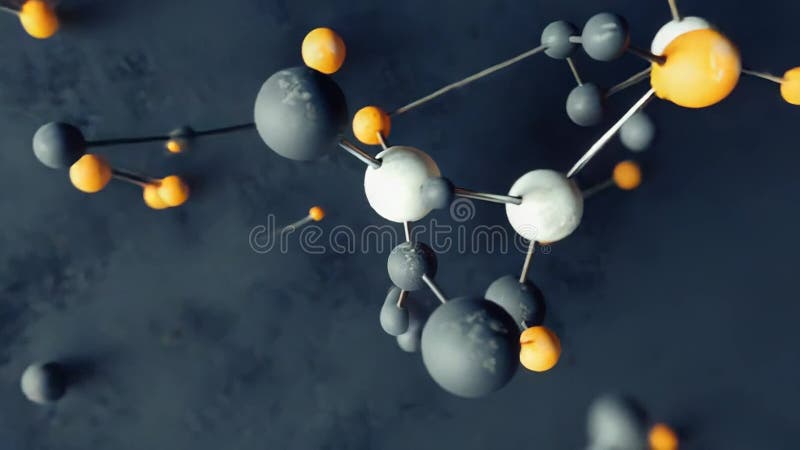 Molecular Structure Connecting Atoms and Molecules Forming Chemical ...