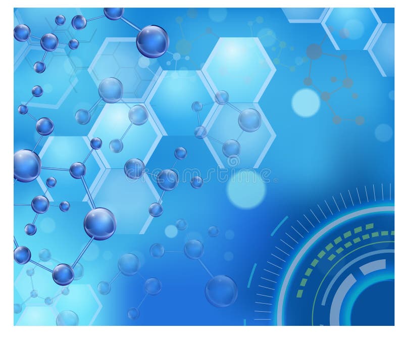 Molecular Structure and DNA Background. Concept Design Stock Vector ...