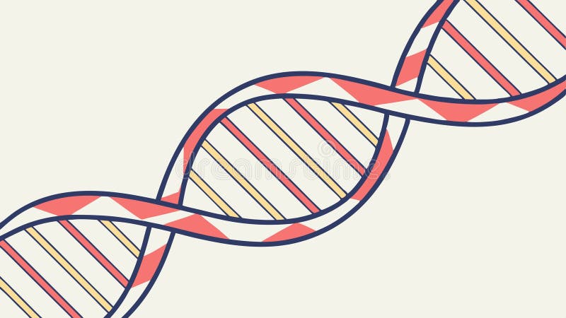 Molecular Structure or DNA Helix Abstract Pattern, Vector Design ...