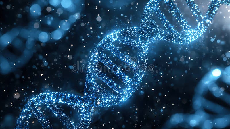 Molecular Structure of DNA Illuminated with Blue Light in a Dark ...
