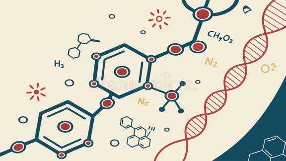 Molecular Structure DNA Strand, Biology Science and Genetic Code Vector ...