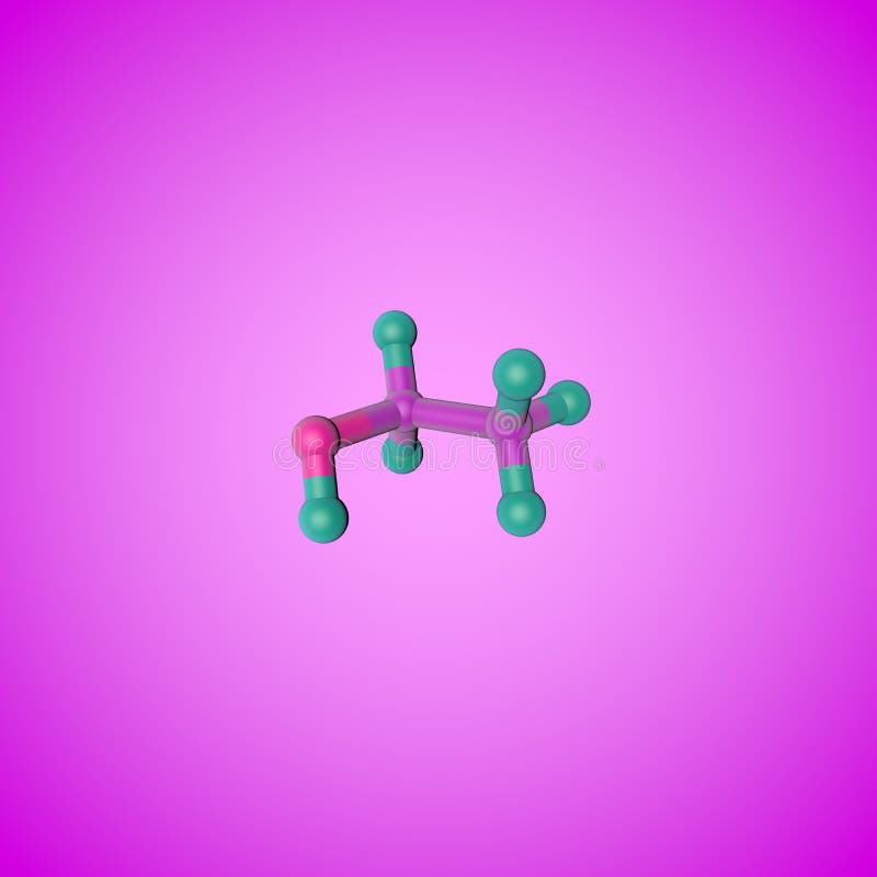 Molecular Structure of Ethanol Drinking Alcohol, Ethyl Alcohol ...