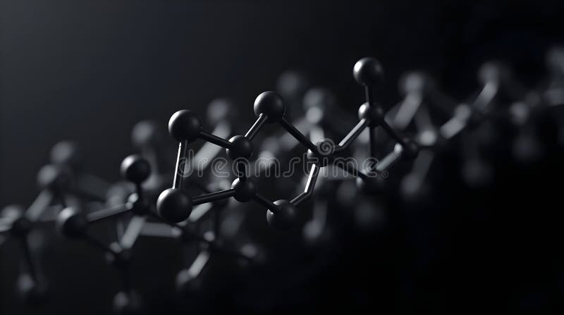 Molecular Structure - a Glimpse into the Building Blocks of Matter Stock Illustration ...
