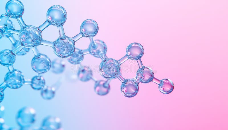 Molecular Structure on Gradient Background Science, Chemistry, and ...