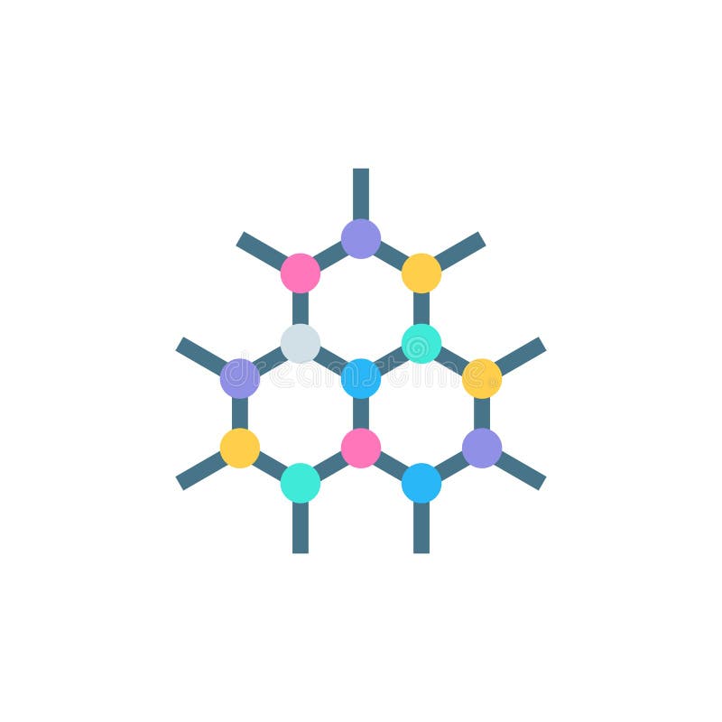 MOLECULAR STRUCTURE Icon in Vector. Logotype Stock Vector ...