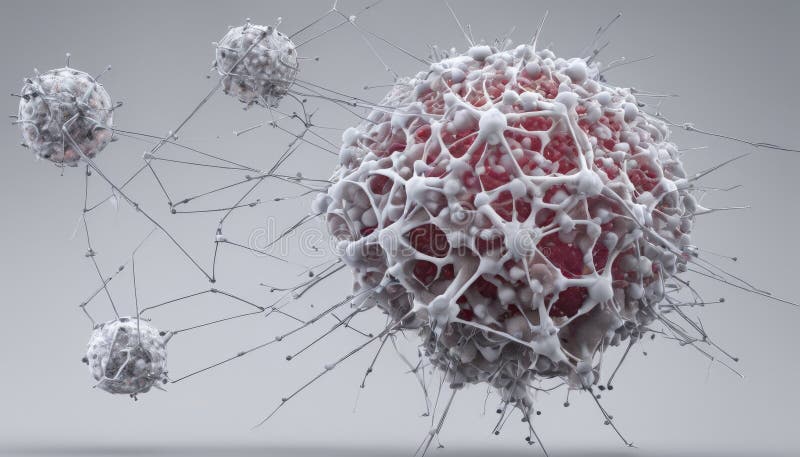 Molecular Structure with Intricate Details, Perfect for Scientific or ...