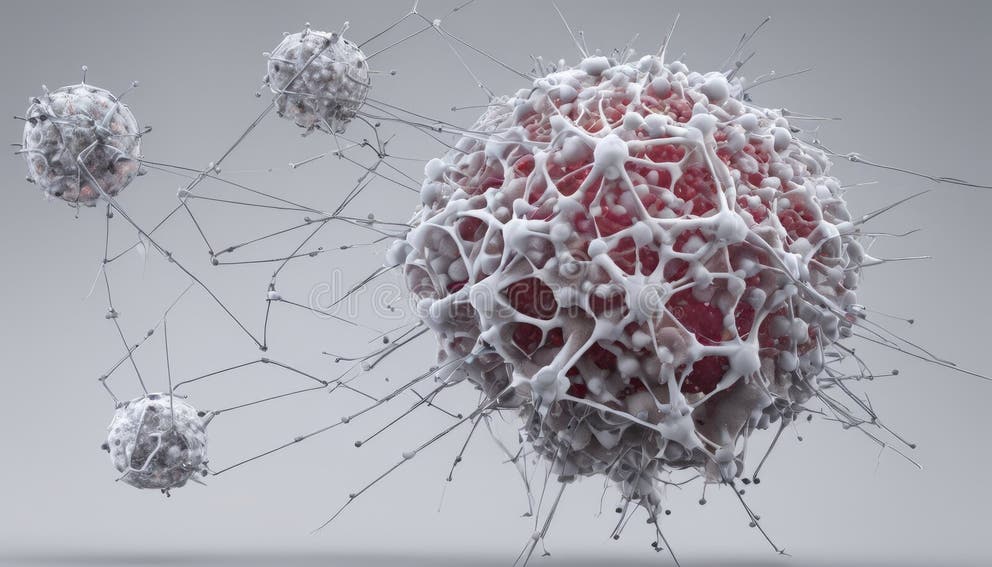 Molecular Structure with Intricate Details, Perfect for Scientific or ...