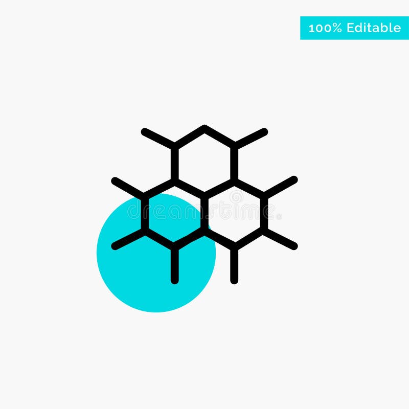 Molecular, Structure, Medical, Health Turquoise Highlight Circle Point ...