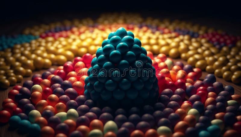 Molecular Structure of Medicine Capsule in Close Up Generated by AI ...