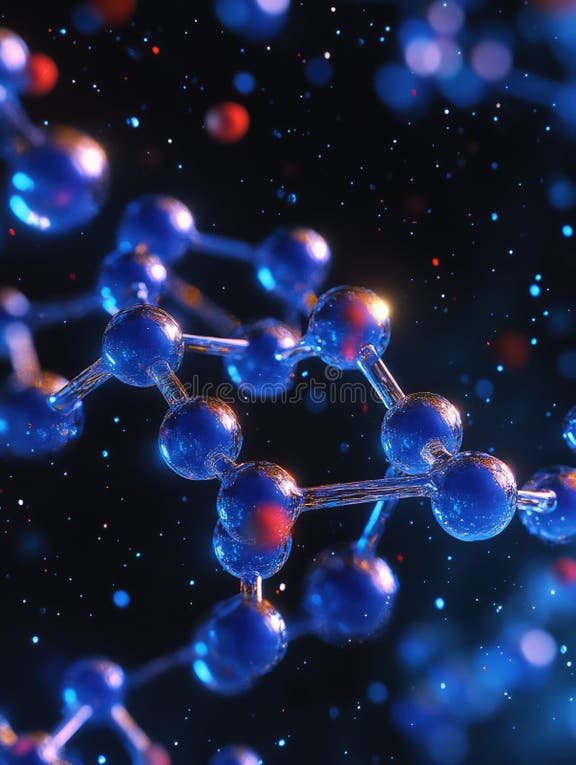 Molecular Structure stock image. Image of chemistry - 363485137