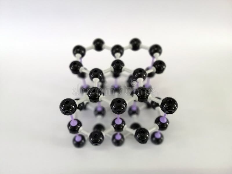 Molecular Structure Model of Graphite, Graphiteâ€‹ Modeâ€‹lâ€‹ Stock ...